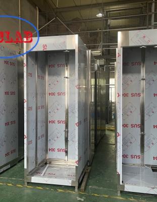 China Industrial Grade Hermetic Safety Shower with Stainless Steel Eye Wash Bowl and Drainage Options for sale