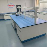 China Customs Phenolic Resin Countertop Chemistry Lab Benches with Drawers for Materials Test Laboratory for sale