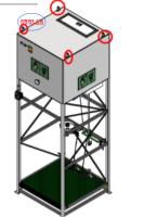 China Exclusive Best Quality Stainless Steel Eclosed Safety Emergency Shower Eyewash with Tank Safety Station Ideal for Chemical Plants and Hazardous Areas for sale