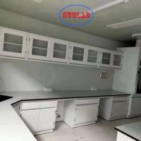 China Full Steel Chemistry Laboratory Benches Featuring Steel Cabinets Corrosion Resistant and Easy to Maintain for sale