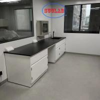 China Full Steel Chemistry Laboratory Benches Featuring Steel Cabinets Corrosion Resistant and Easy to Maintain for sale