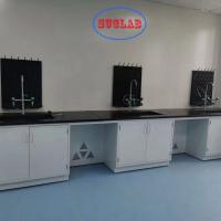 China Full Steel Chemistry Laboratory Benches Featuring Steel Cabinets Corrosion Resistant and Easy to Maintain for sale