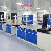 China Full Steel Chemistry Laboratory Benches Featuring Steel Cabinets Corrosion Resistant and Easy to Maintain for sale