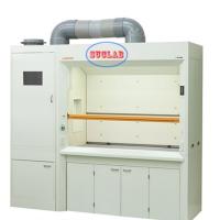 China Customized Made Low Noise Chemical Fume Hood with Wet Scrubber System & 400m3/h Airflow and LED Lighting for sale
