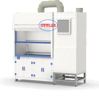 China Factory Price Laboratory Fume Hood with Fume Scrubber Tank Integrated Microcomputer Control System for sale