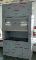 China Airflow 400m3h Fume Hood with Acid Alkali Waste Exhaust Gas Cleaning System Featuring PP Construction Delivering Exhaust and Contaminant Removal for sale