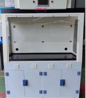 China Pp Anti Corrosion Blower Ductless Fume Cupboard Vertical Sliding Sash Opening Laboratory Chemical Fume Hood For Enhanced Air for sale