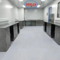 China 304 Stainless Steel Worktop Stainless Steel Lab Bench Silver Layer Number of Drawers As Drawing Practical Laboratory Furniture Solution for sale