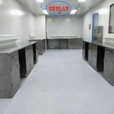 China 304 Stainless Steel Worktop Stainless Steel Lab Bench Silver Layer Number of Drawers As Drawing Practical Laboratory Furniture Solution for sale