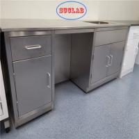 China Pehnolic Resin Worktop Stainless Steel Lab Benches Laboratory Cabinet Stainless Steel Durable and Easy to Clean for Scientific Research for sale