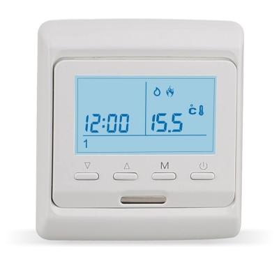 China AC220V Air Conditioner Thermostat Time And Temperature Digital Room Thermostat for sale