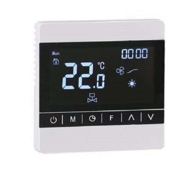 China HVAC Wifi Air Conditioner Thermostat Weekly Programmable Fan Coil Thermostat for sale