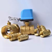 China Brass Underfloor Heating Actuator Valve Shut Off Ufh Mixing Valve for sale
