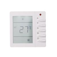 China 230V Digital Display Thermostat 3 Speed Fan Coil Thermostat For Hvac System for sale