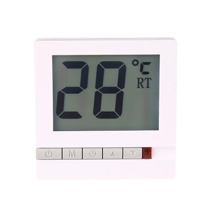 China Big Display Underfloor Heating Controls AC220V Heated Floor Thermostat for sale