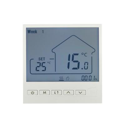 China 10A Tuya Room Thermostat 1200W Electric Heating Thermostat For Apartment for sale
