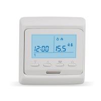 China 16A Electric Underfloor Heating Thermostat  Double Temperature for sale