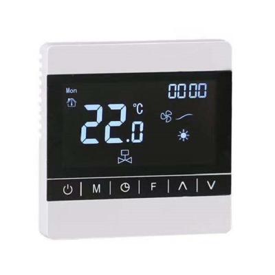 China 16A Tuya Wifi Thermostat Fcu Fan Coil Ac Thermostat 2 Pipe 4 Pipe for sale