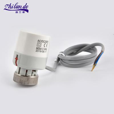 China 230V Proportional Thermal Actuator Electric Thermo Wax Valve And Actuator for sale