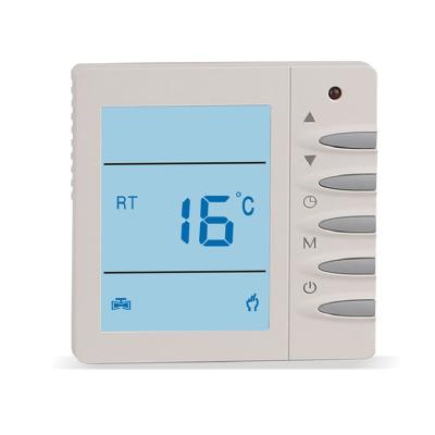 China Digital Display Electric Thermostat AC220V Wireless Underfloor Heating Control for sale