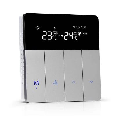 China 16A Air Conditioner Thermostat Tuya LCD HVAC Temperature Controller for sale