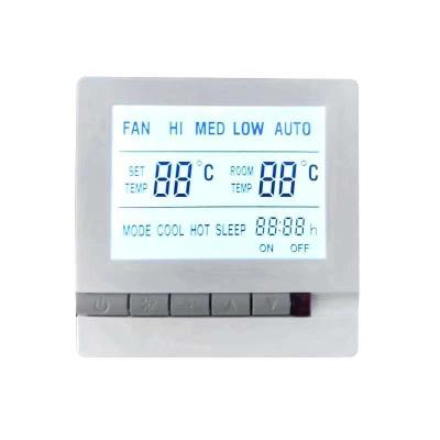 China 230V Ac Thermostat 3 Fan Speed Central Air Thermostat With Remote Control for sale
