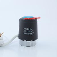 China Wax Motor Electrothermal Actuator 220V Electric Manifold Valve Head for sale