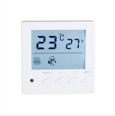 China Intelligent Room Temperature Thermostat 10A LCD Display Thermostat For Room for sale