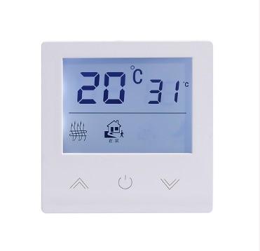 China 10A Touch Smart Thermostat 500W Electric Underfloor Heating Thermostat for sale