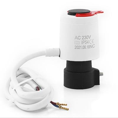 China Normally Open Or Closed Electrothermal Actuator Temperature Electric Heating Actuator for sale