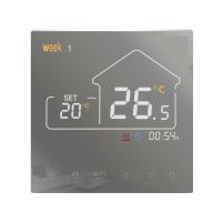 China Wifi Tuya Smart Thermostat Touch Screen Seven Day Weekly Programmable for sale