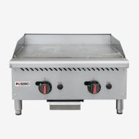 China Full Stainless Steel Commercial Gas Griddle Independent Temp Control CE Approved for sale
