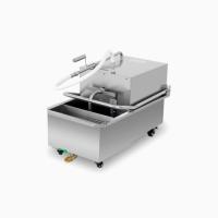 China Stainless Steel Portable Fryer Oil Filter Machine Commercial 48L with 32L/min Pump Flow for sale