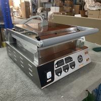 China Commercial Double Sided Electric Griddle 12mm Thick Plate 2400W for Fast Cooking for sale