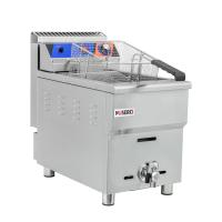 China Commercial LPG Natural Gas Fryer 18L 7kW/H Single Basket 50-200℃ for sale