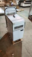 China Dual Cylinder Electric Floor Deep Fryer 9kW Digital Memory 28L Oil Saving CE for sale