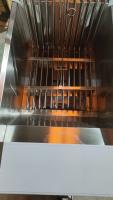 China Dual Cylinder Electric Floor Deep Fryer 9kW Digital Memory 28L Oil Saving CE for sale