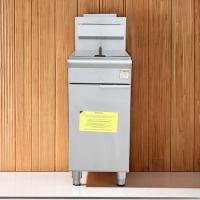 China (GF-3) Commercial Gas Deep Fryer 25L 25.5kW 3 Burners Double Basket LPG / Natural Gas CE for sale