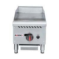 China Commercial Countertop Gas Griddle 9.4kW/H Fast Heating For Burgers for sale