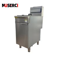 China Commercial LPG / Natural Gas Deep Fryer 26.5L 34kW 4 Burners Double Basket CE for sale