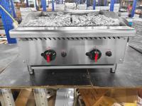 China Restaurant Countertop Gas Lava Stone Grill Commercial Catering Equipment for sale