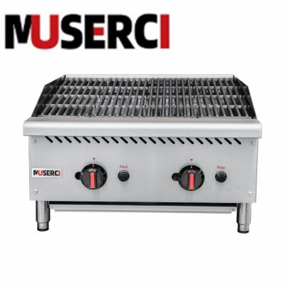 China （CB24-MF）Commercial LPG / Natural Gas Range Easy Clean Surface For Steak Beef Pork Vegetable CE for sale