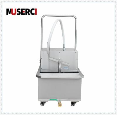 China Commercial Portable Fryer Oil Filter Machine 48L For Large Kitchens CE for sale