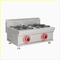 China Stainless Steel Panel 2 Burner Gas Stove Commercial For Resaturant CE for sale