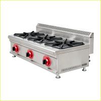 China Manual Ignition Countertop Gas Range 3 Burner For Resaturant Cooking CE for sale