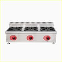 China Manual Ignition Countertop Gas Range 3 Burner For Resaturant Cooking CE for sale