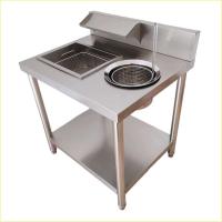 China Food Prep Commercial Breading Station Table Hygiene Focused Cross Contamination Prevention for sale