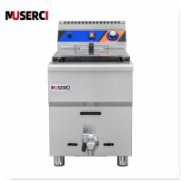 China Commercial Single Tank Gas Fryer Auto Ignition Energy Saving CE Certified for sale