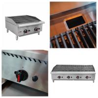 China Countertop Lava Stone Grill For Restaurants Catering Cooking Equipment for sale
