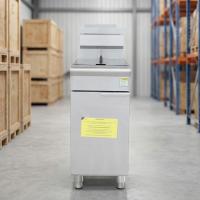 China Commercial LPG / Natural Gas Deep Fryer 26.5L 34kW 4 Burners Double Basket CE for sale
